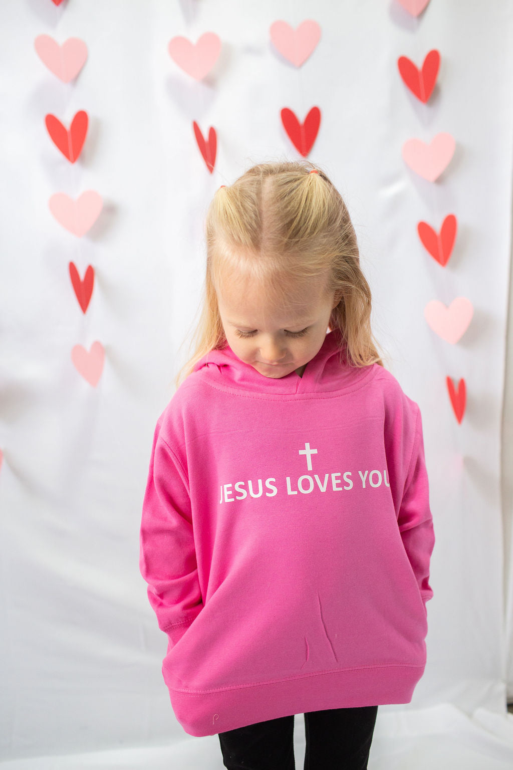Jesus Loves You Toddler Hoodie Sweatshirt – Little Thread Co.